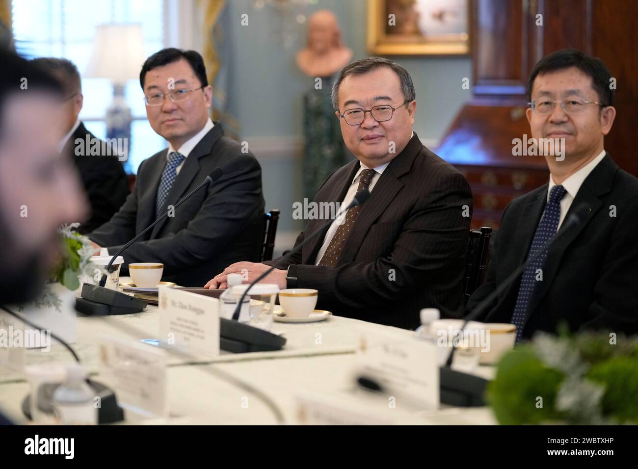 People's Republic of China CCP International Liaison Department Minister Liu Jianchao, second ...