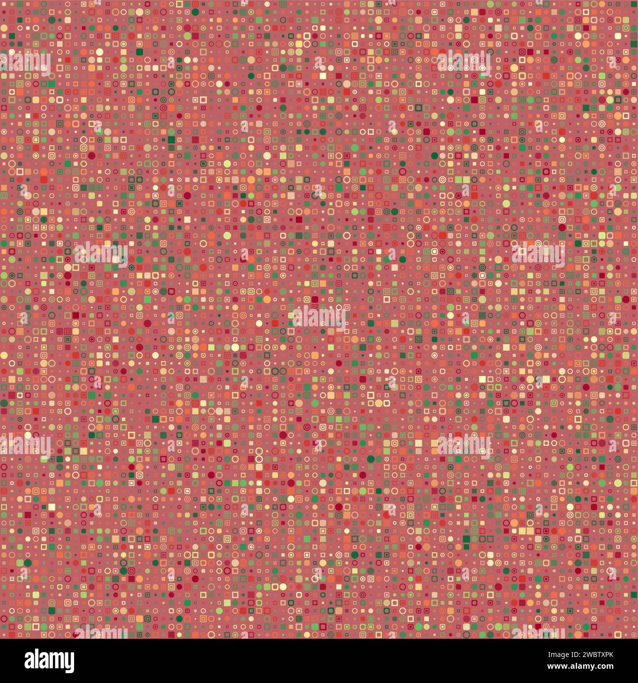 Seamless geometric pattern. Various geometric shapes in multiple colors ...