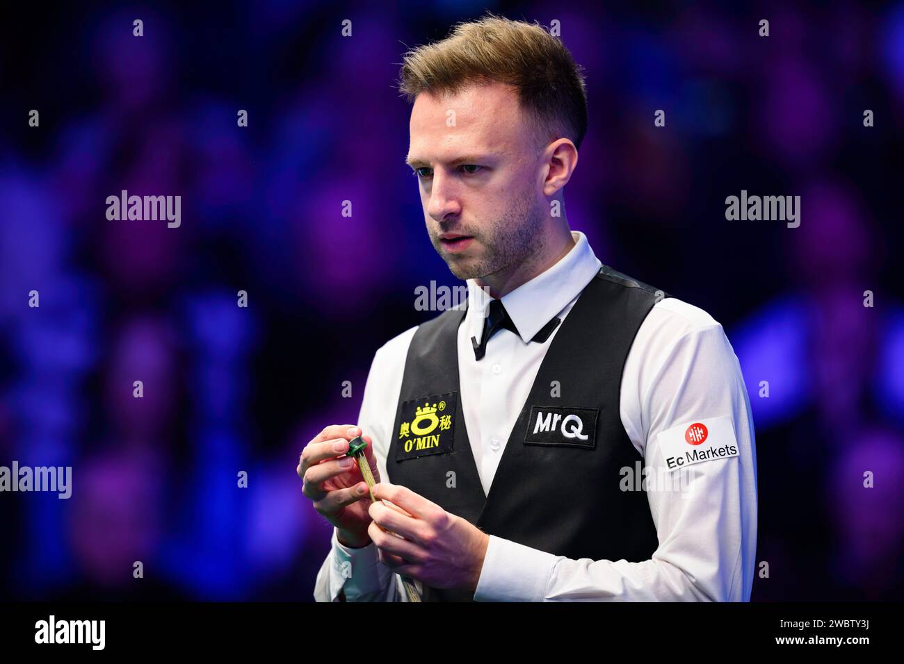 LONDON, UNITED KINGDOM. 12th Jan, 2024. Judd Trump in day 5 match ...