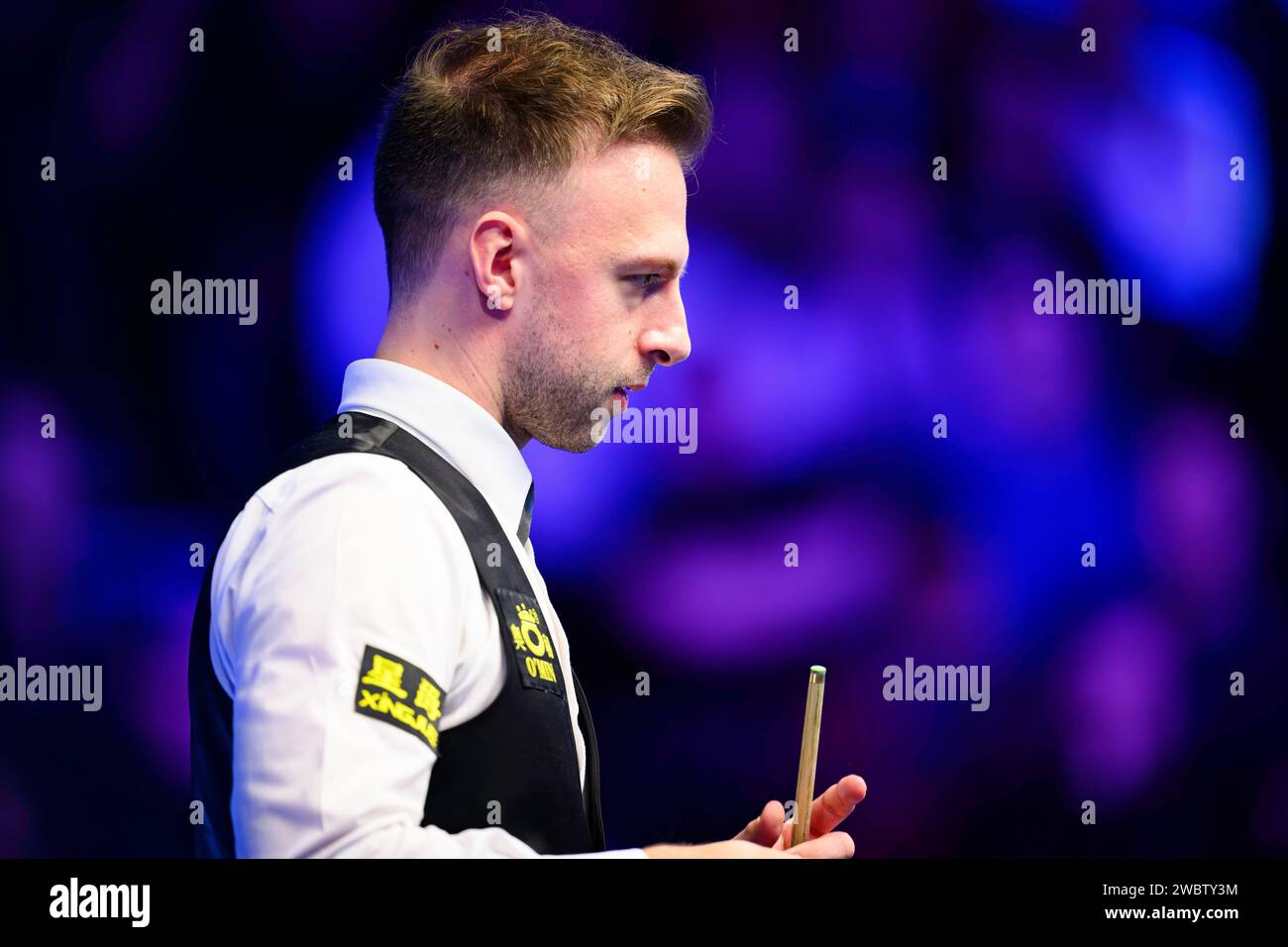 LONDON, UNITED KINGDOM. 12th Jan, 2024. Judd Trump in day 5 match ...