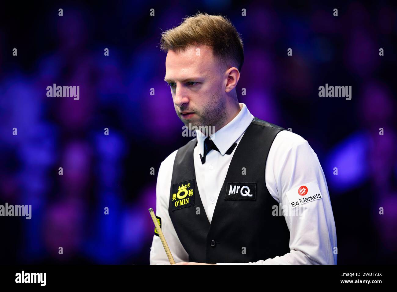 LONDON, UNITED KINGDOM. 12th Jan, 2024. Judd Trump in day 5 match ...