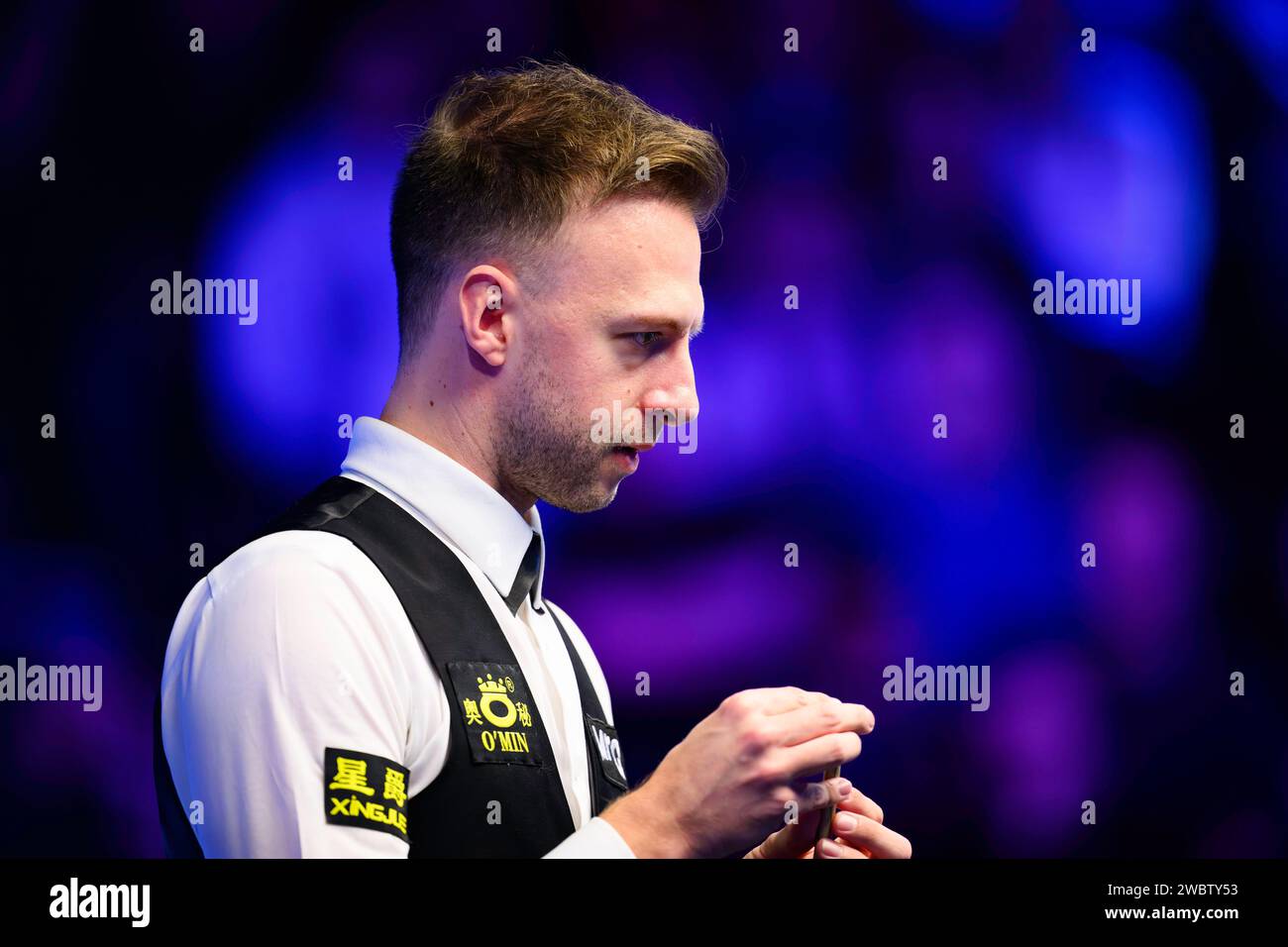 LONDON, UNITED KINGDOM. 12th Jan, 2024. Judd Trump in day 5 match ...