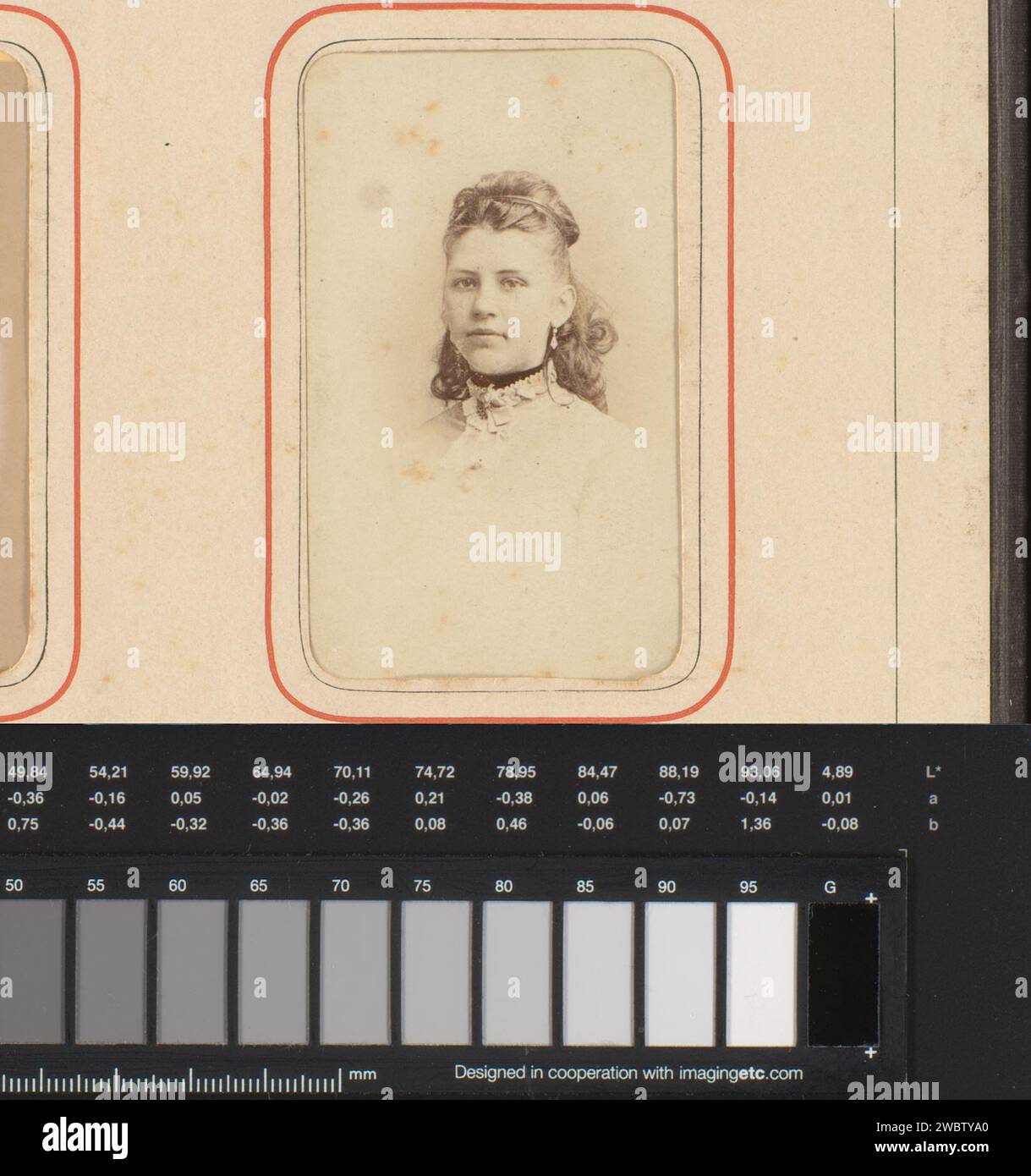 Portrait of an unknown girl, Johannes Petrus Oppers, c. 1870 - c. 1890 ...