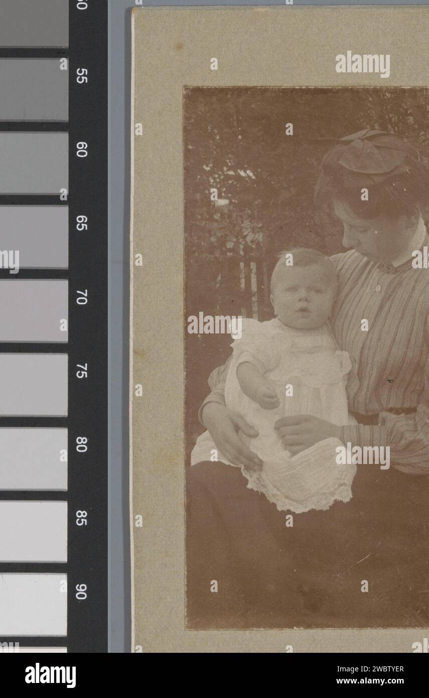 Portrait of an unknown woman with baby, Anonymous, 1908 Photograph ...