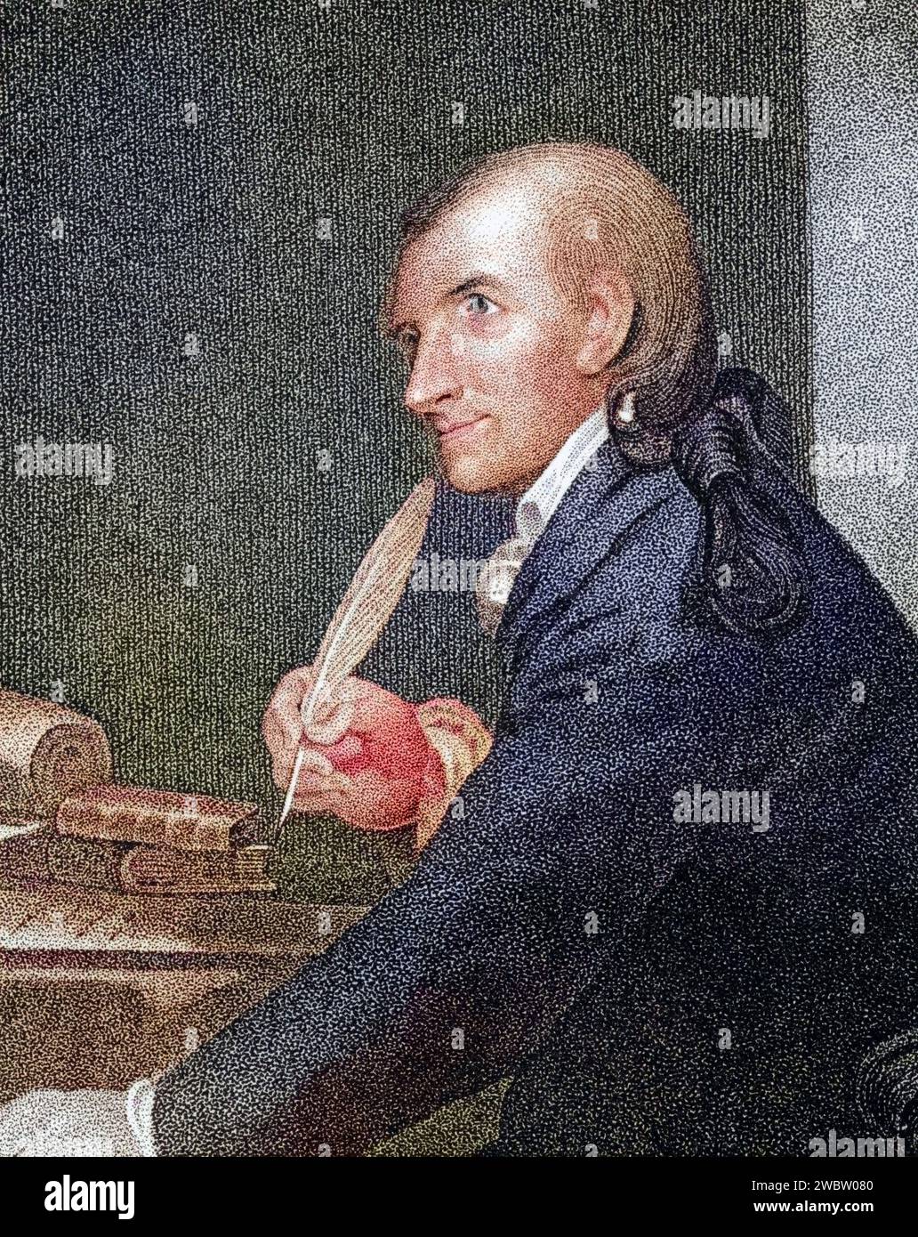 Francis Hopkinson, 1737 bis 1791, Amerikanischer Schriftsteller ...