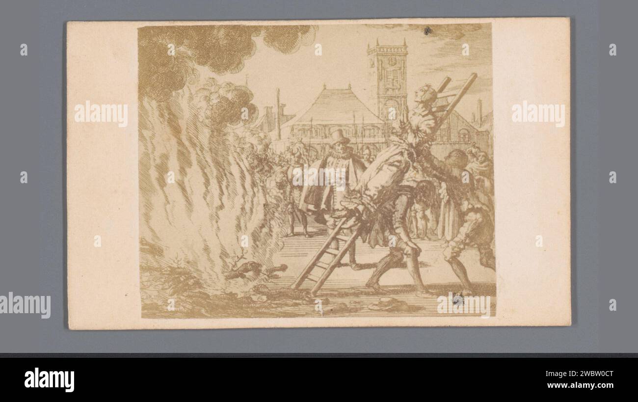 Photo production of a print of the combustion of Anneken Hendriks, by ...