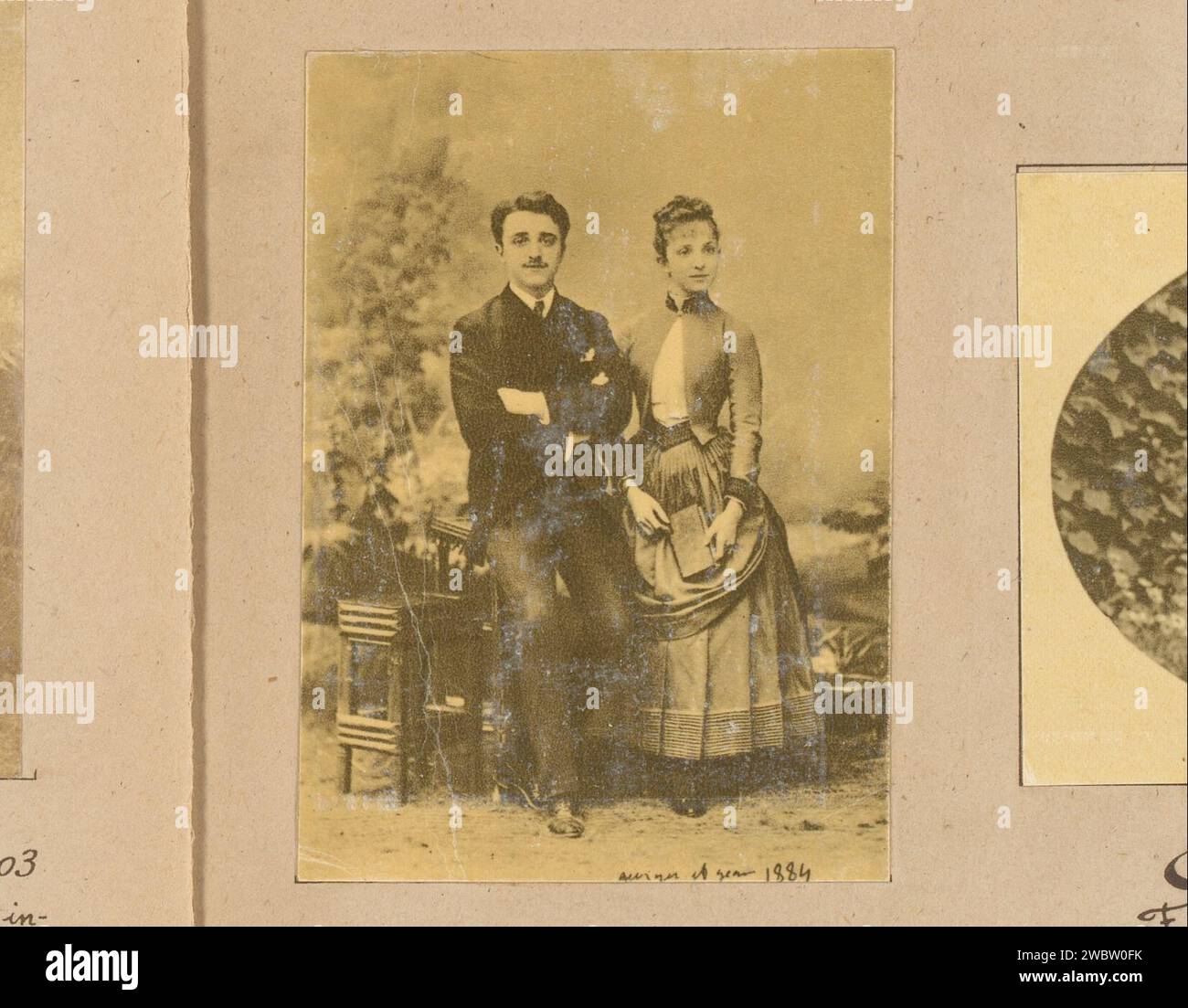 Double portrait of Georges and Jeanne Hugo, Anonymous, 1884 photograph ...