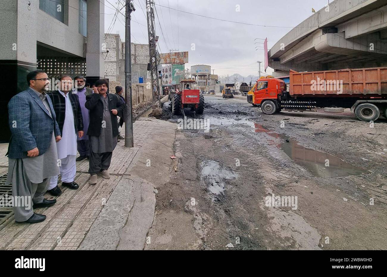 Cleaning works of Double road is underway under the supervision of ...