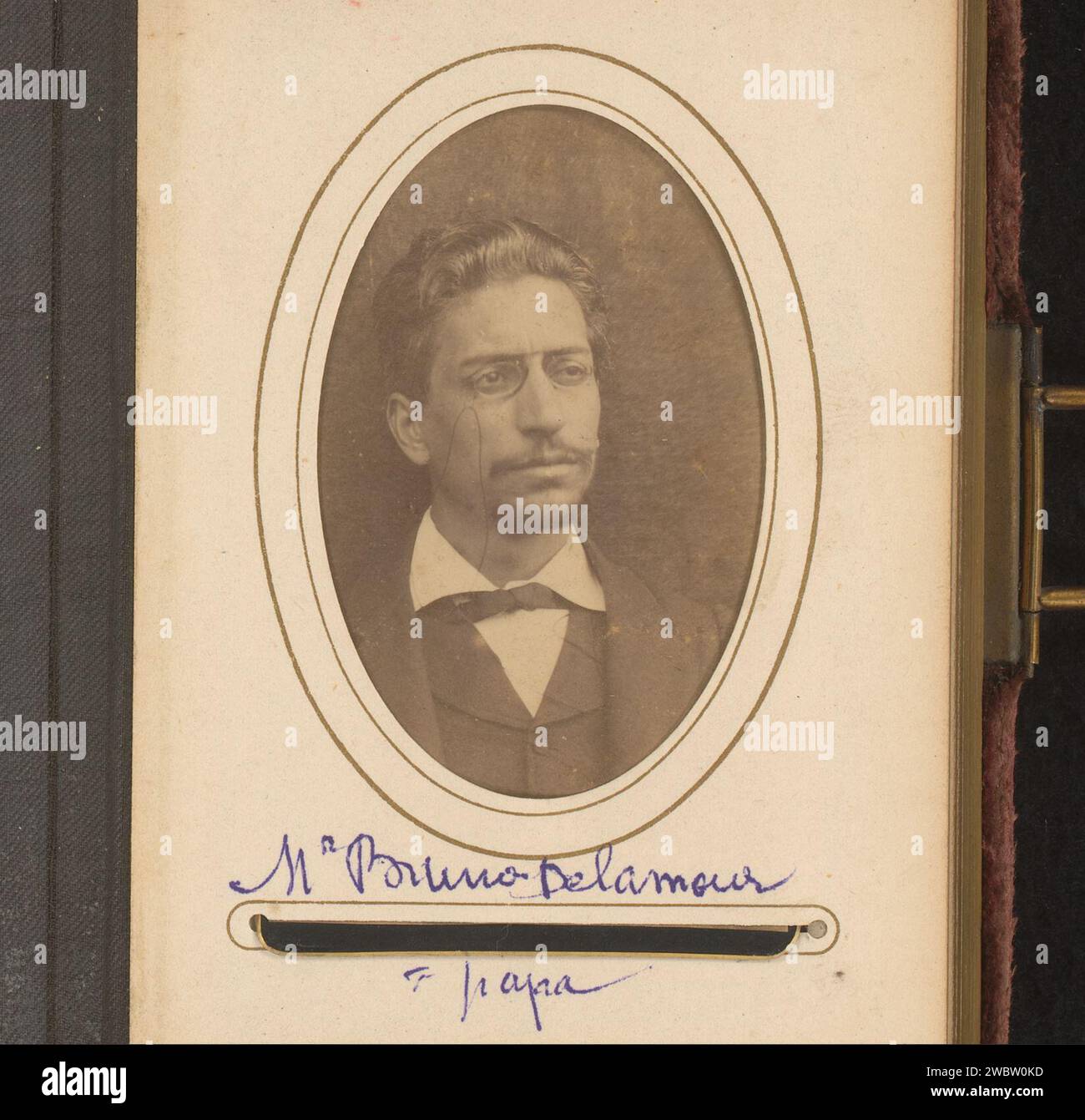 Portrait of Bruno Delamour with Lorgnet, Anonymous, 1880 - 1900 ...