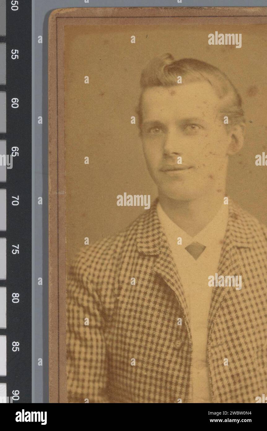 Portrait of an unknown young man, Louis Robert Werner, 1878 - 1886 ...