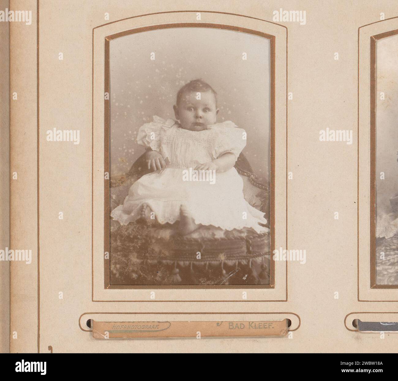 Portrait of a sitting baby, Max Cosman, 1881 - 1903 Photograph. visit ...