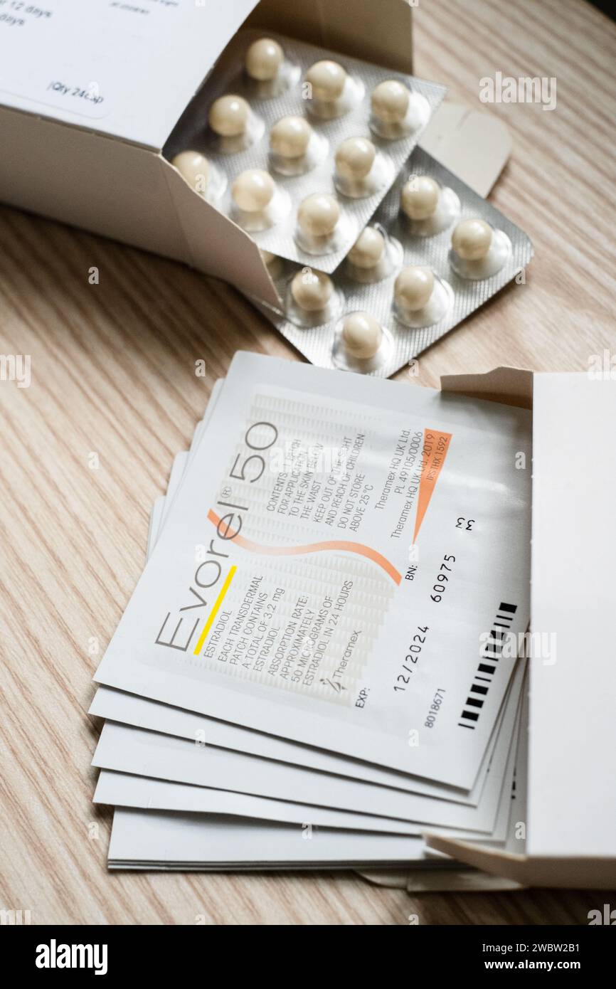 Hormone Replacement Therapy Medication A Months Worth Of Estradiol