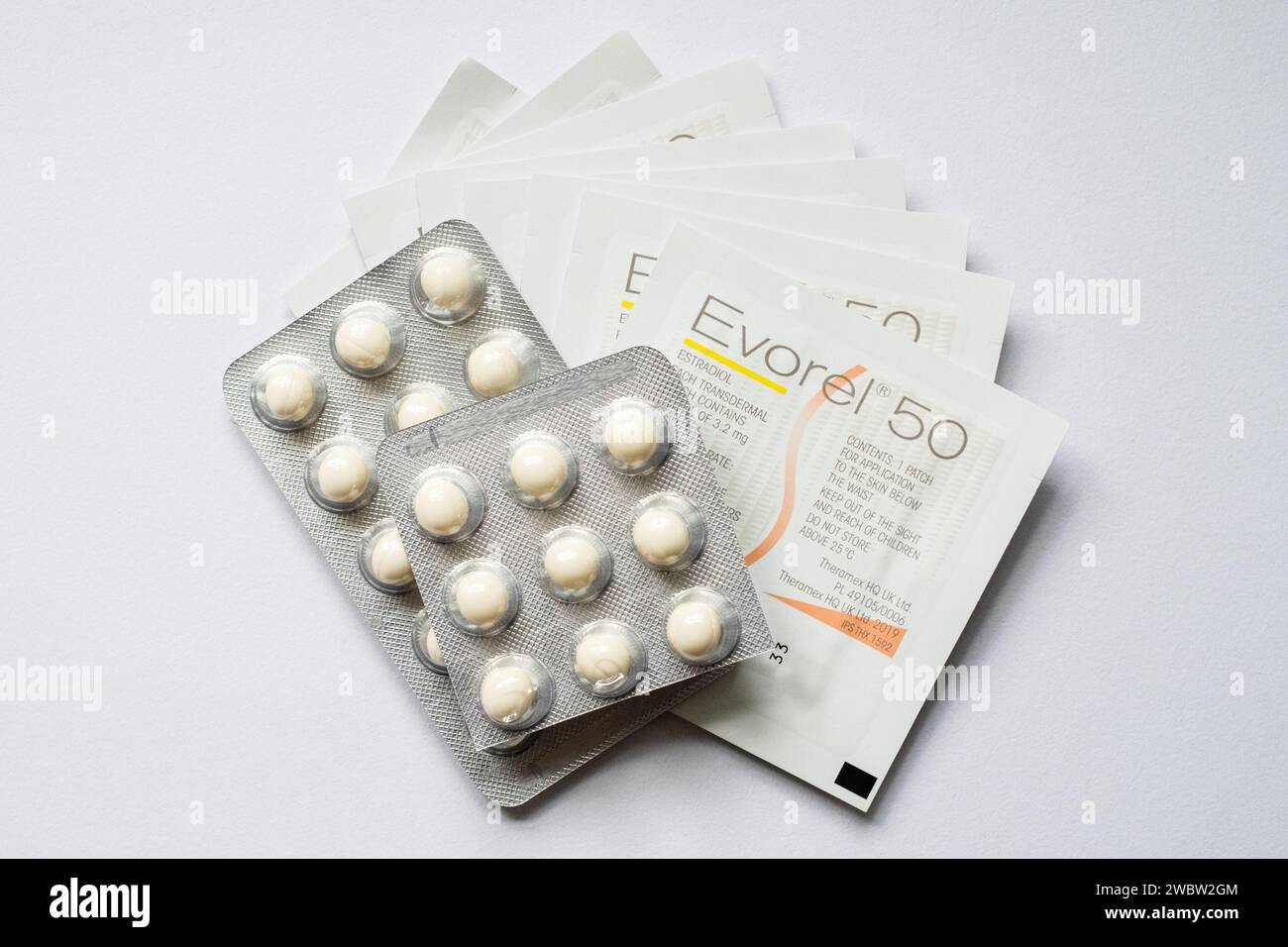 Estradiol patches hi-res stock photography and images - Alamy