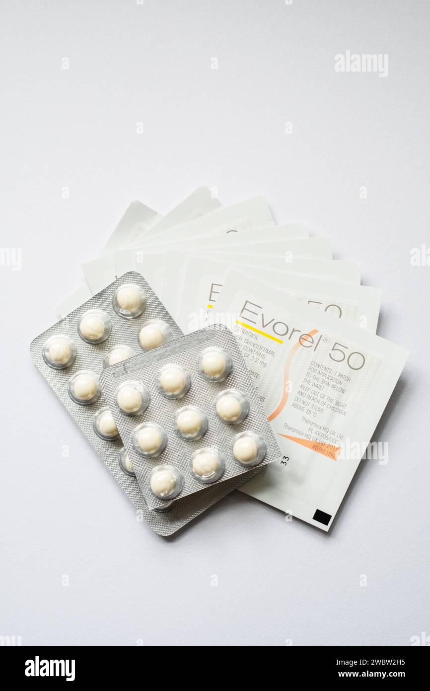 Hormone Replacement Therapy Medication A Months Worth Of Estradiol