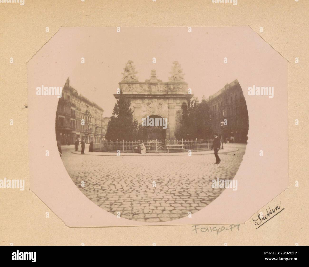 View of the Royal Poort of Szczecin, Willem Frederik Piek Jr ...