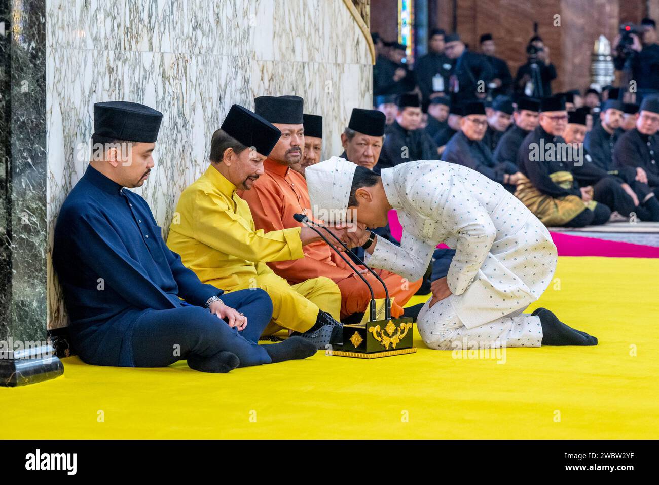 General View of Royal Wedding Ceremony of prince Mateen Bolkiah of ...