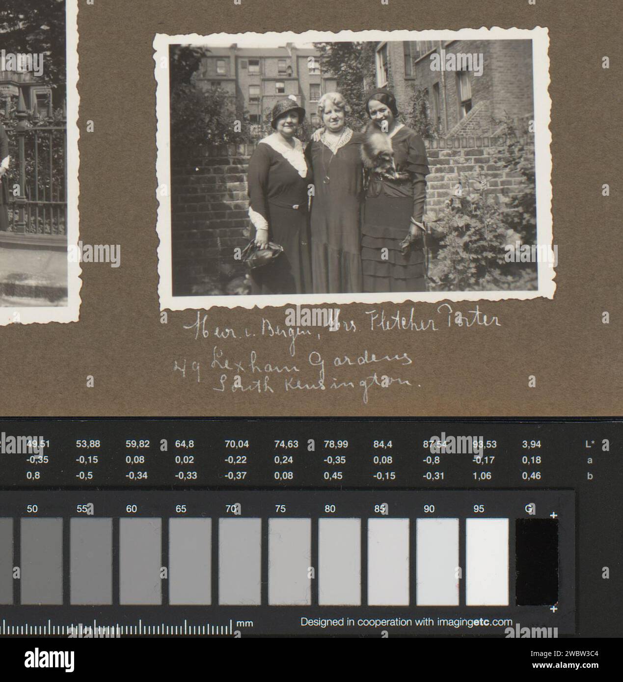 Portrait of Henriëtte van Bergen, Mrs. Fletcher Porter and Wilhelmina ...