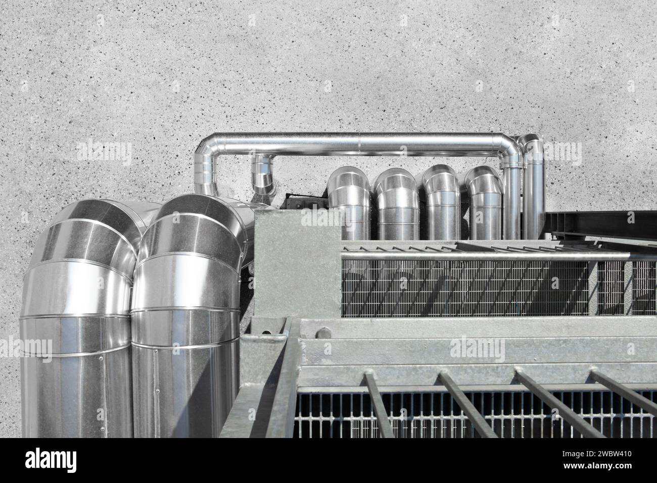 Hvac pipes, heating, ventilation, air conditioning and cooling system ...