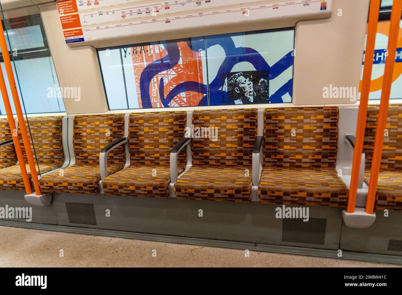 London England UK January 10th 2024 South London Overground Train ...