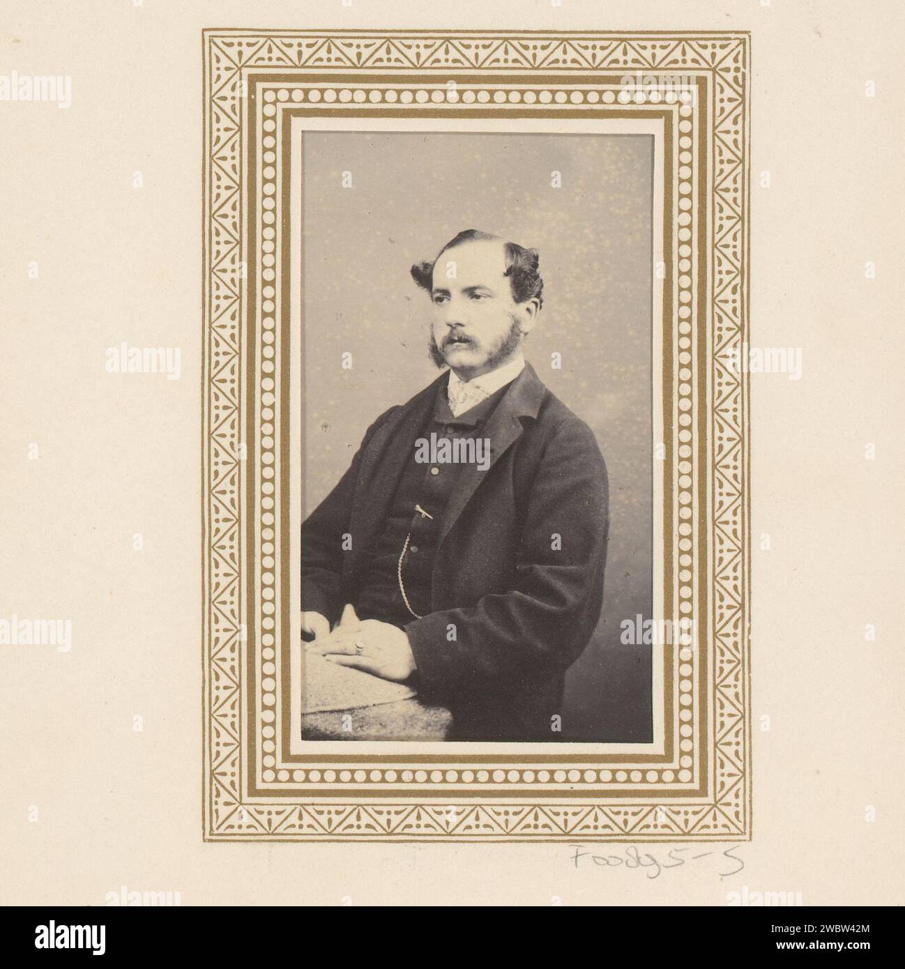 Portrait of a sitting man, T.S. Redman, 1852 - 1856 Photograph. visit ...