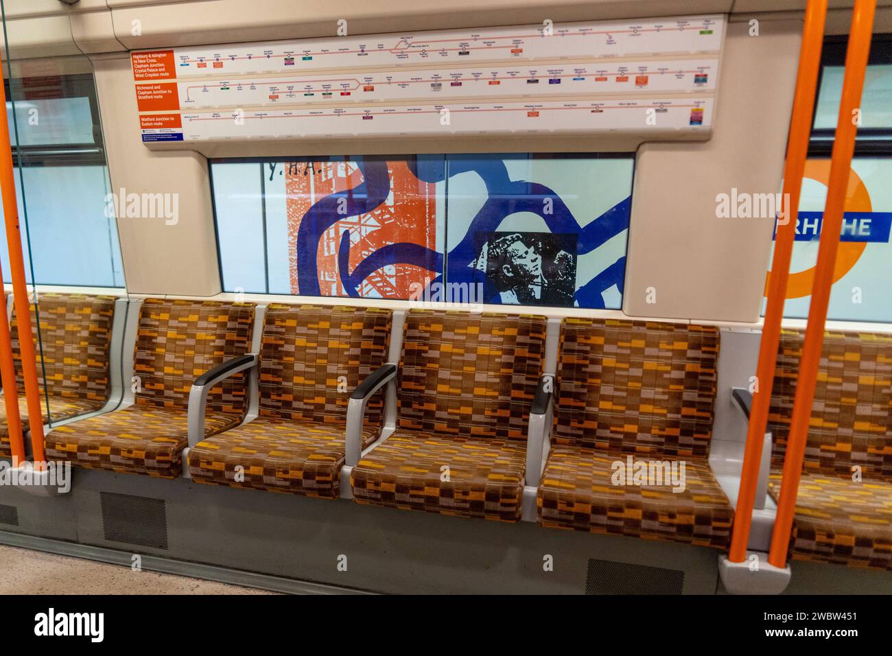 London England UK January 10th 2024 South London Overground Train ...