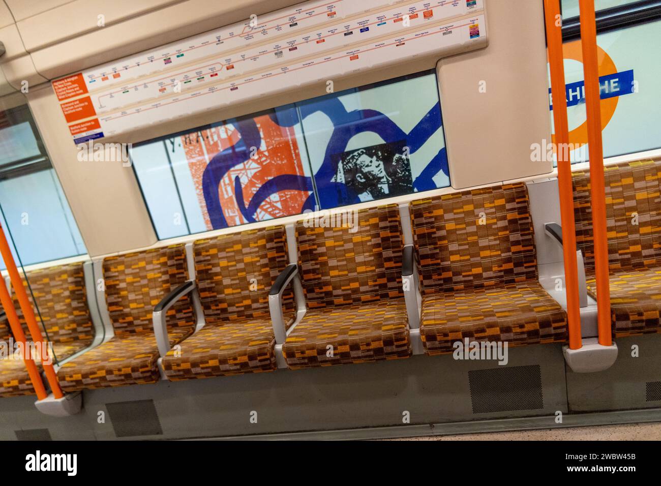 London England UK January 10th 2024 South London Overground Train ...