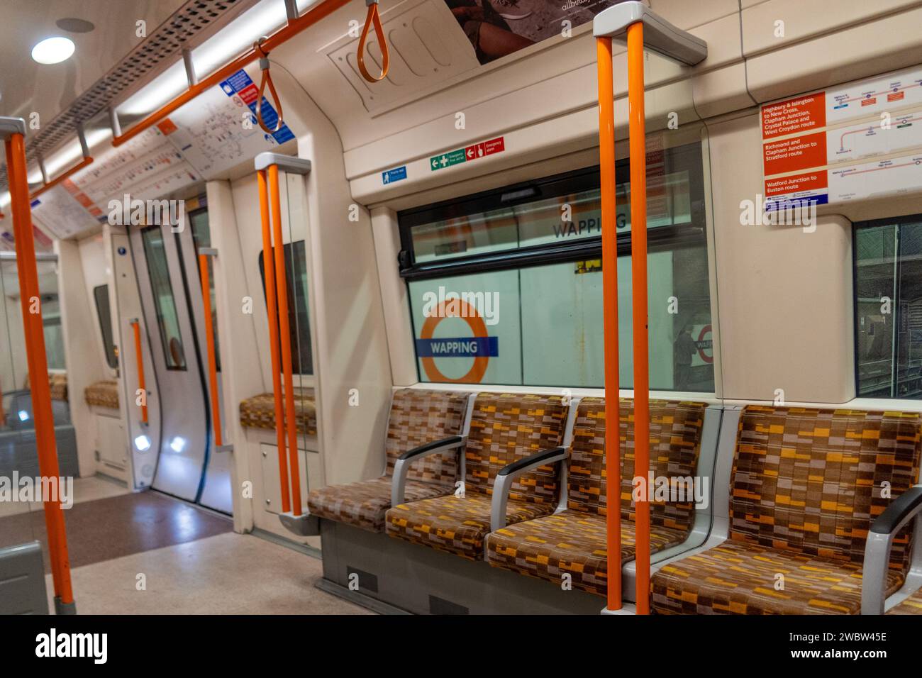 London England UK January 10th 2024 South London Overground Train ...