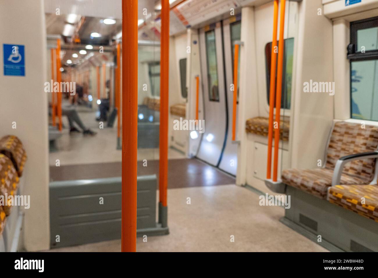 London England UK January 10th 2024 South London Overground Train ...