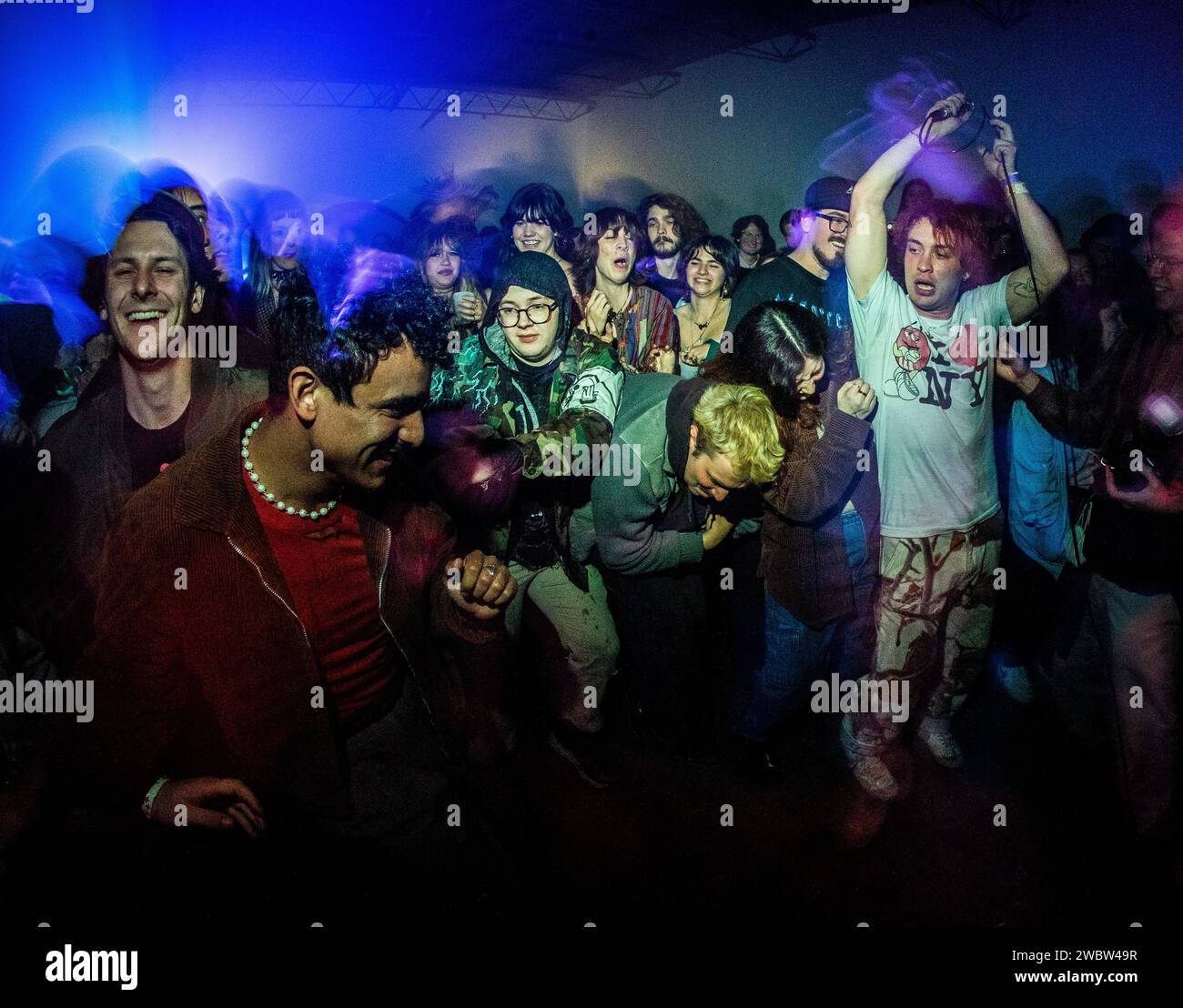 The band DIE SPITZ performs at the FarOut Lounge, Austin, Texas Stock ...