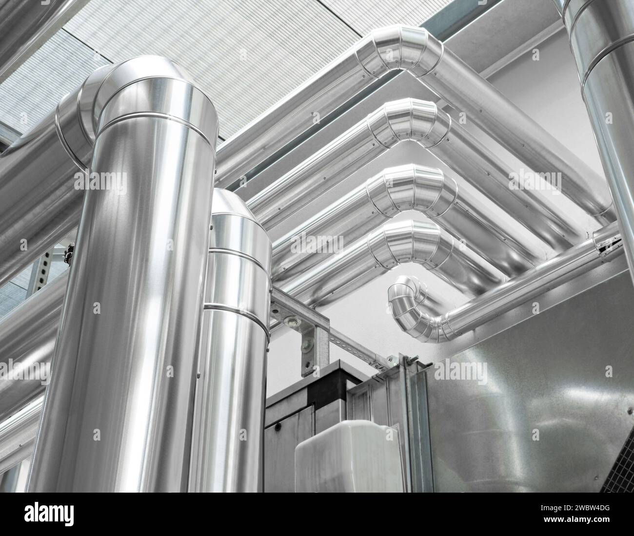 Hvac pipes, heating, ventilation, air conditioning and cooling system ...