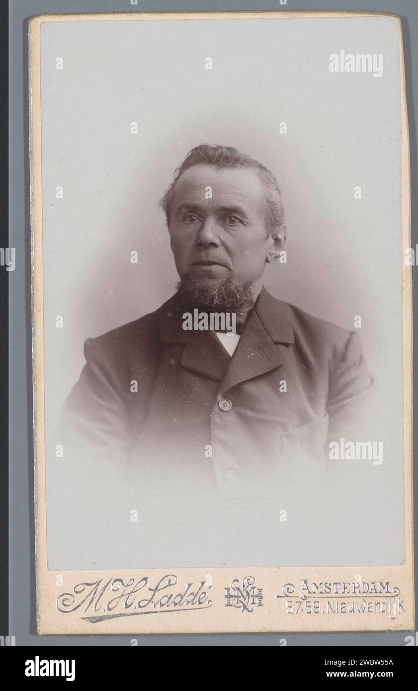 Portrait of Jan Ton, Machiel Hendricus Laddé, 1892 - 1906 Photograph ...