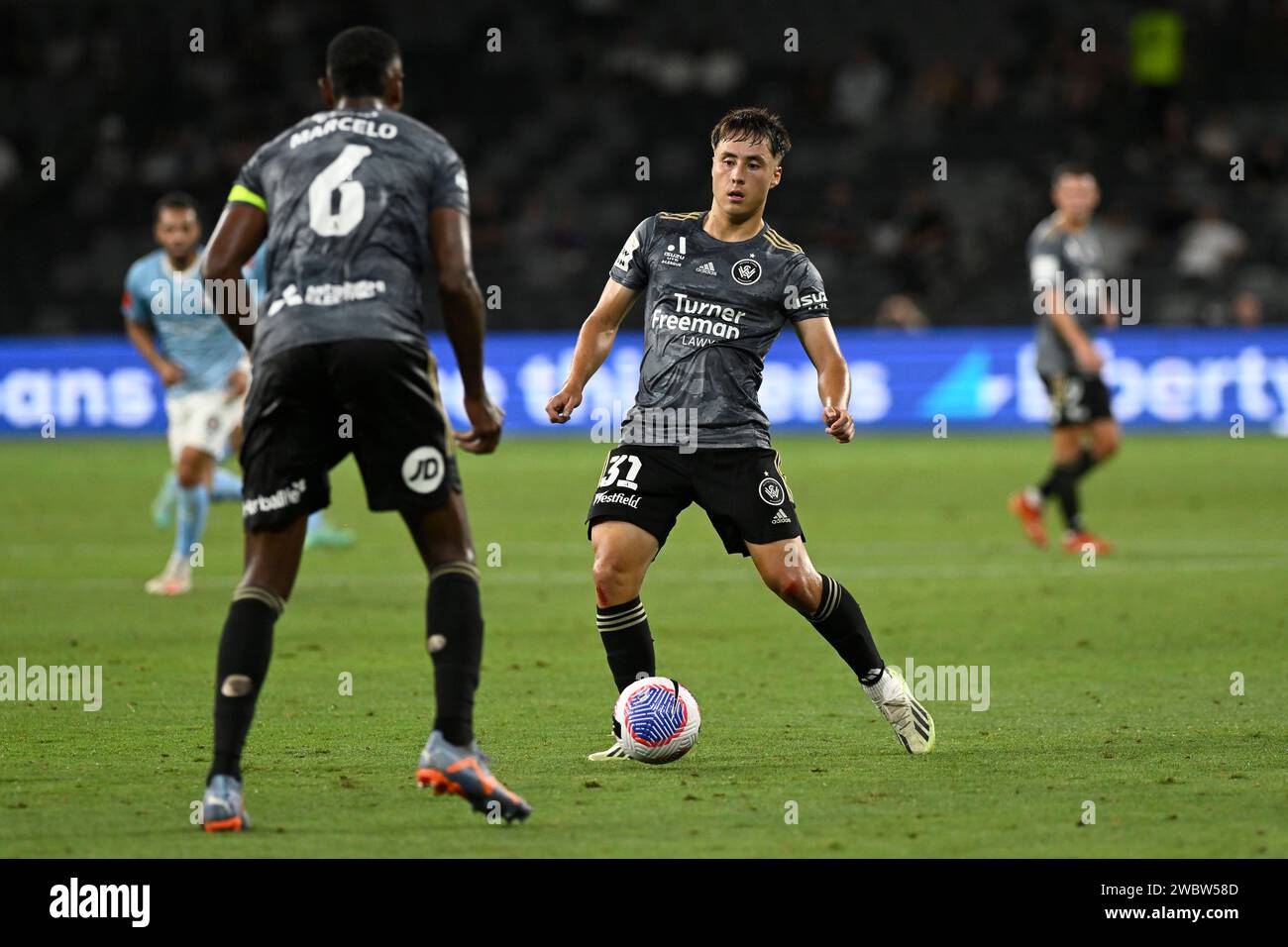 12th January 2024; CommBank Stadium, Sydney, NSW, Australia: A-League ...