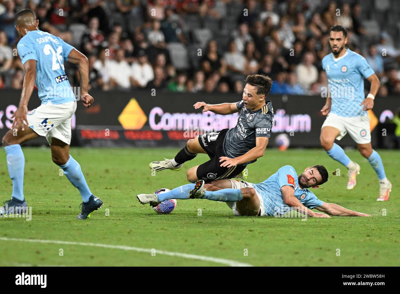 12th January 2024; CommBank Stadium, Sydney, NSW, Australia: A-League ...