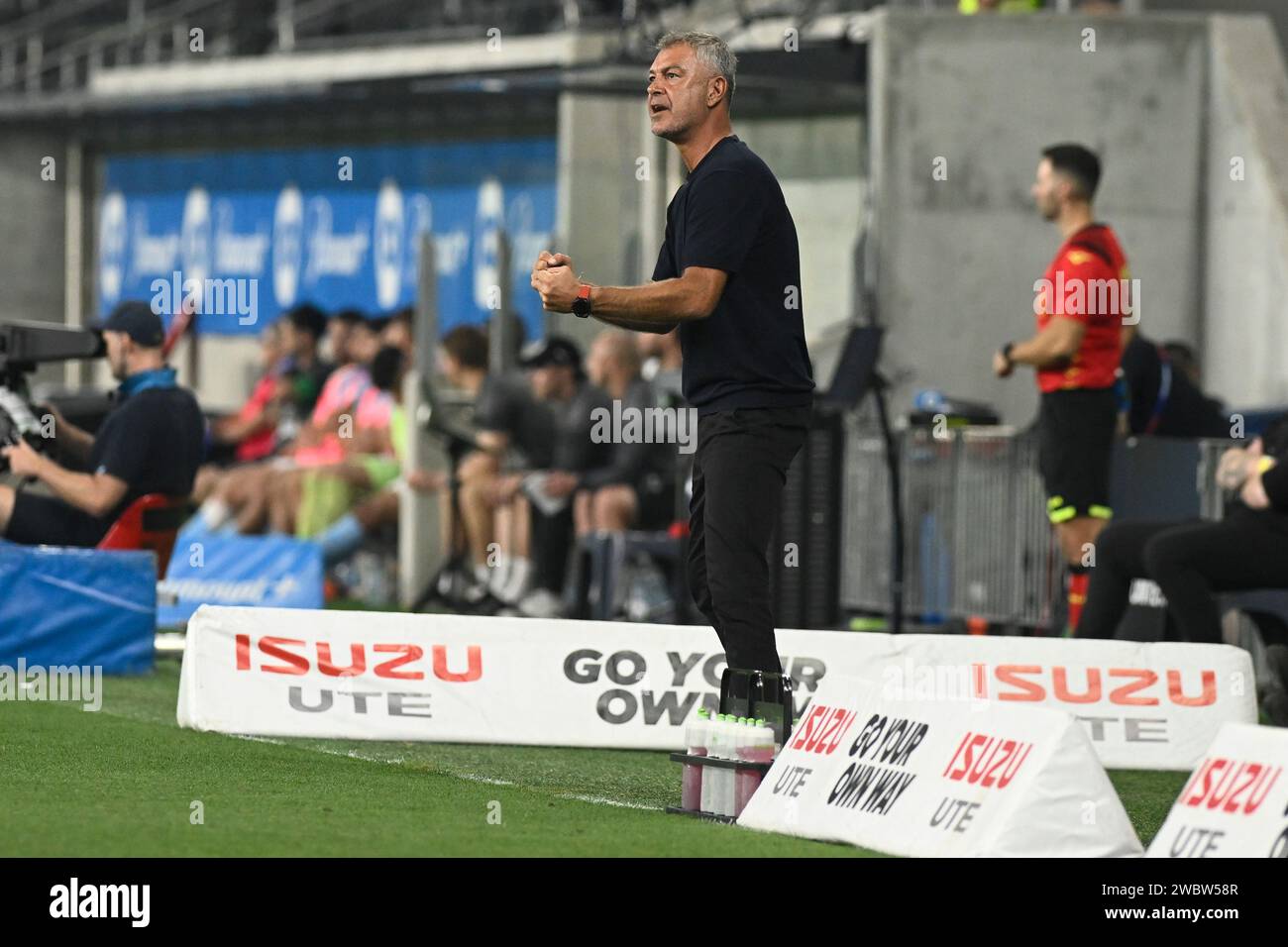 Melbourne city versus western sydney wanderers hi-res stock photography ...