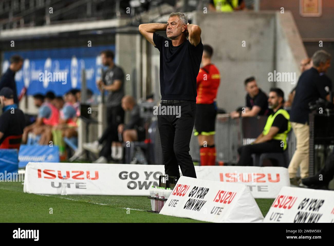 Melbourne city versus western sydney wanderers hi-res stock photography ...