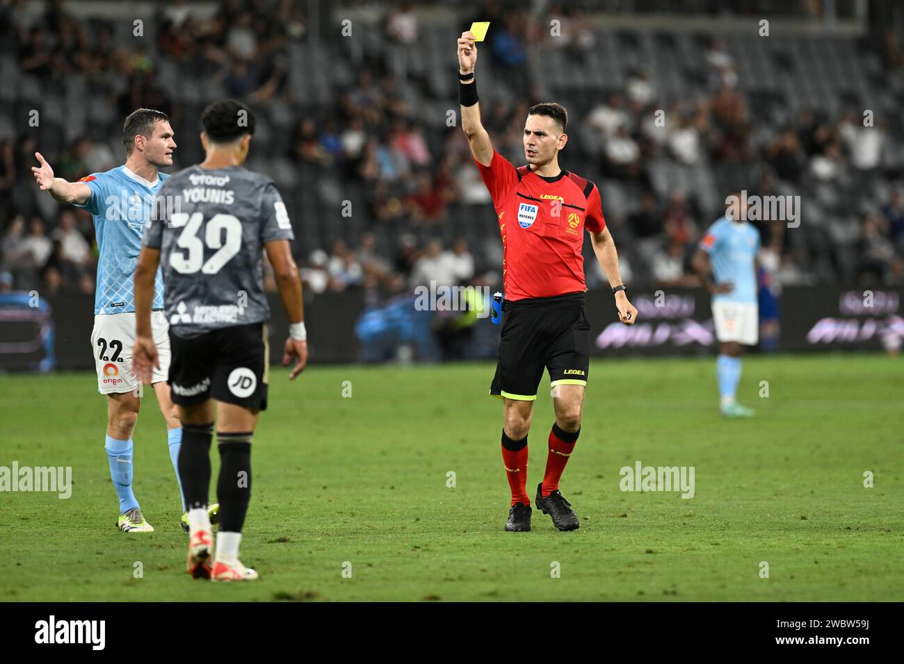 Melbourne city versus western sydney wanderers hi-res stock photography ...