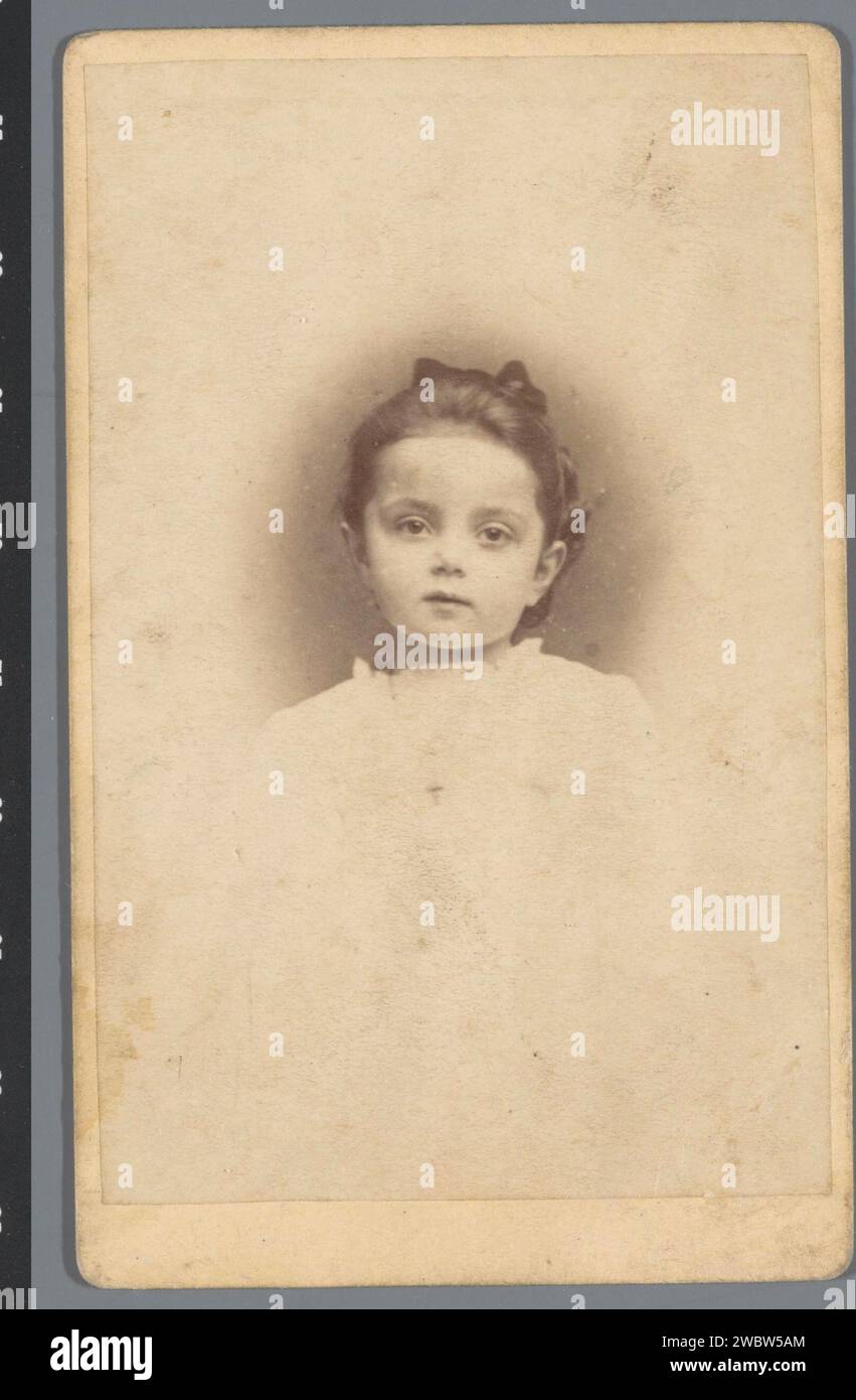 Portrait of an unknown girl, Leonard Stollenwerk, 1864 - 1883 ...