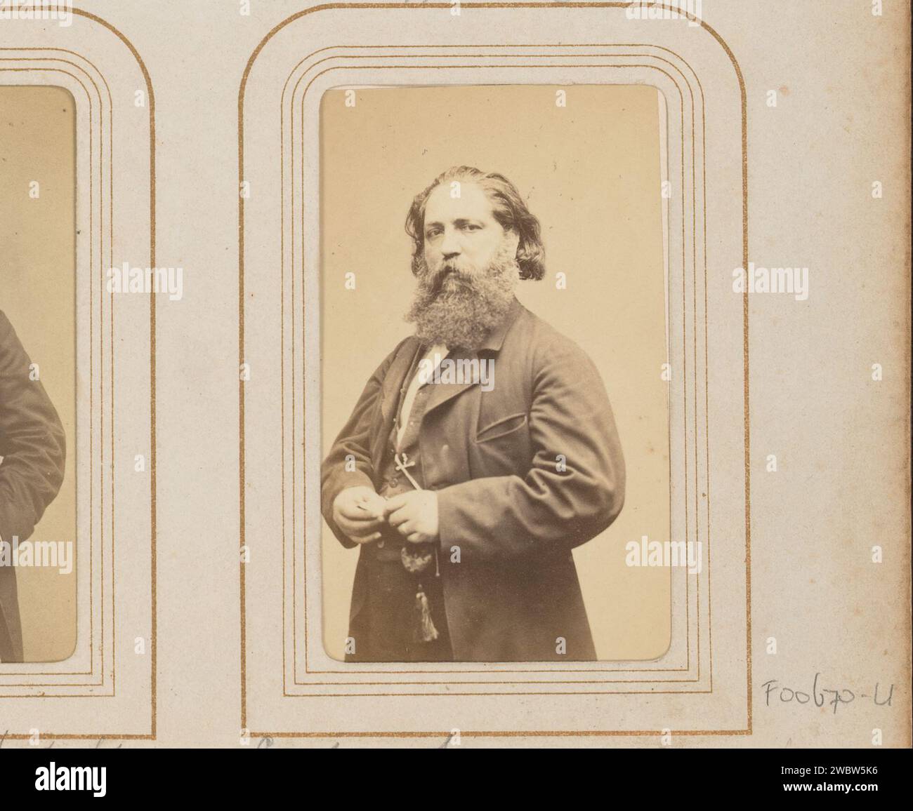 Portrait van Gustave Aimard, Doctor & Bergeron, 1867 - 1875 Photograph ...