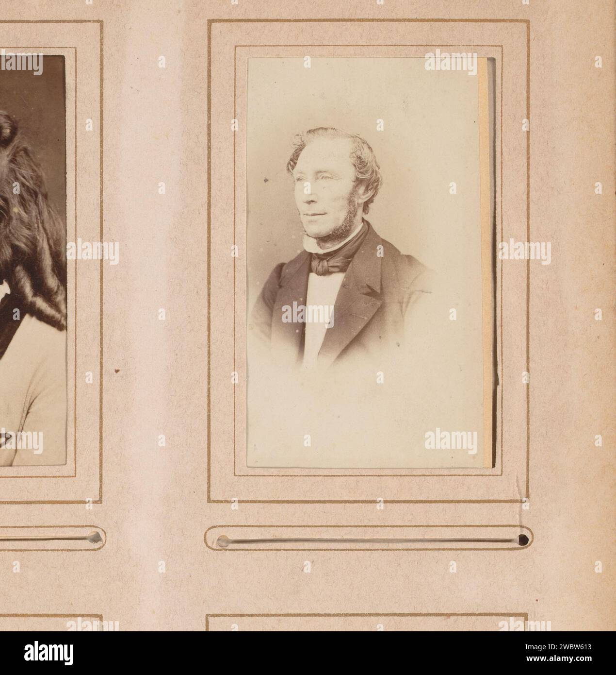 Portrait of a man with sideburns, Anonymous, 1860 - 1890 Photograph ...