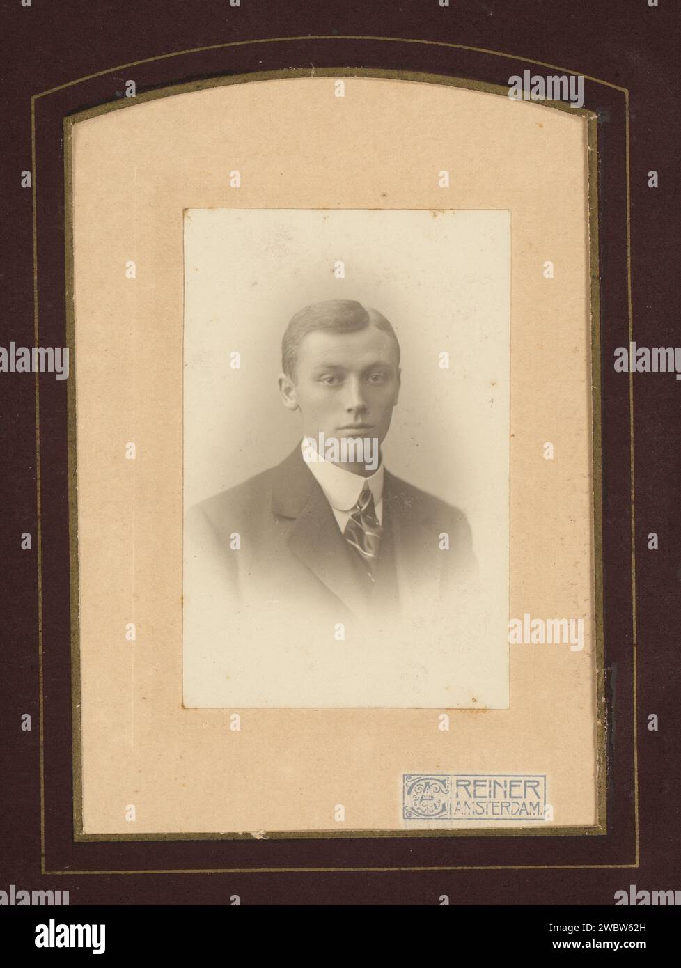 Portrait of a young man, Albert Greiner, 1880 - 1890 photograph ...
