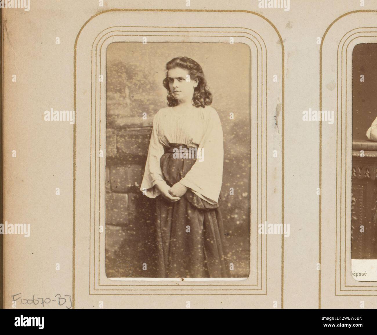 Portret van Célestine Galli -Marié, Charles Reutlinger, 1873 - 1880 Photograph. visit card This ...