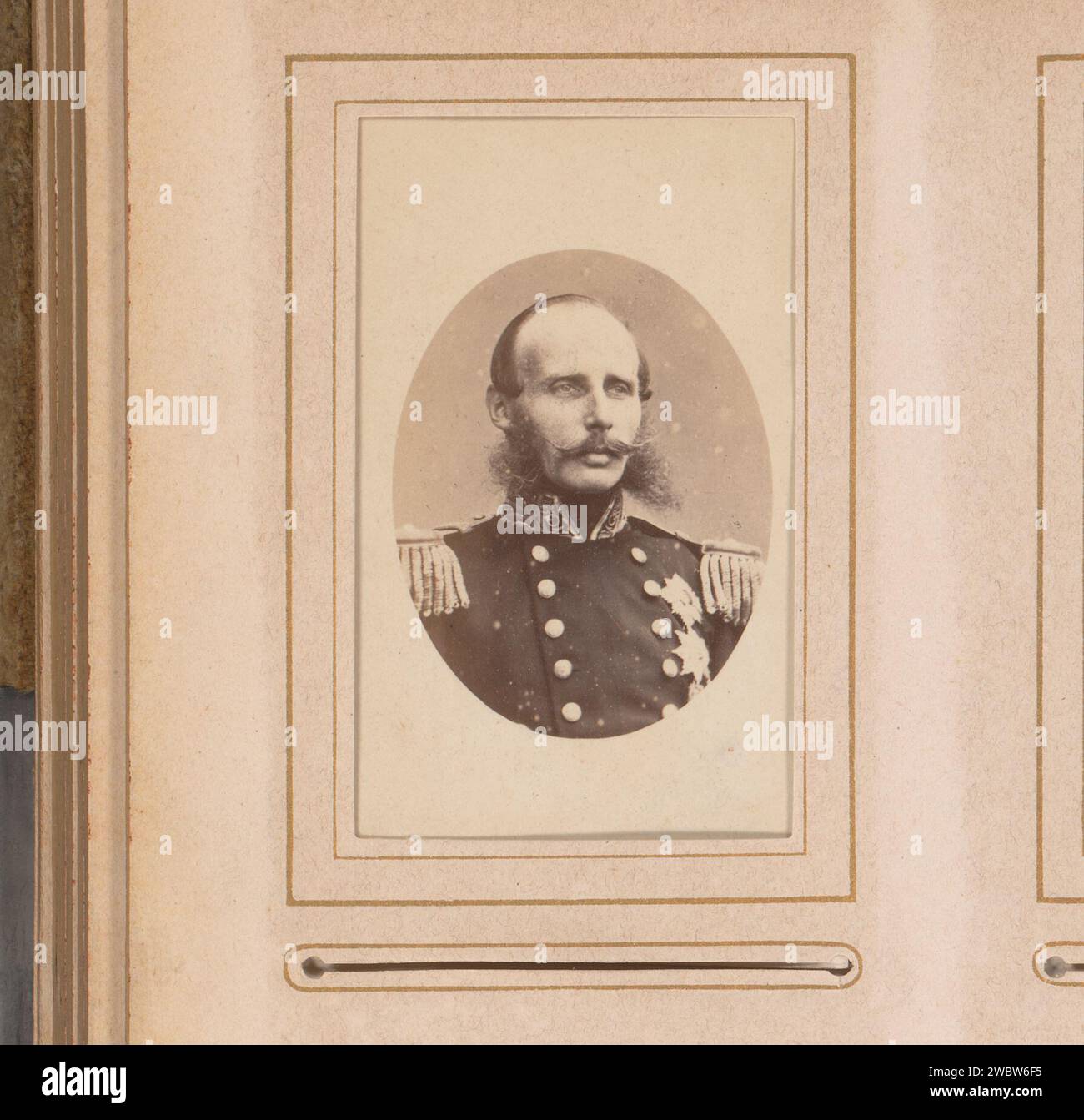 Portrait of a man with mustache in uniform, anonymous, 1860 - 1890 ...