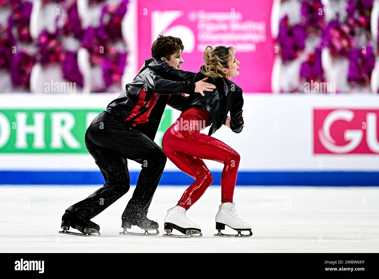 Carolane SOUCISSE & Shane FIRUS (IRL), during Ice Dance Rhythm Dance ...