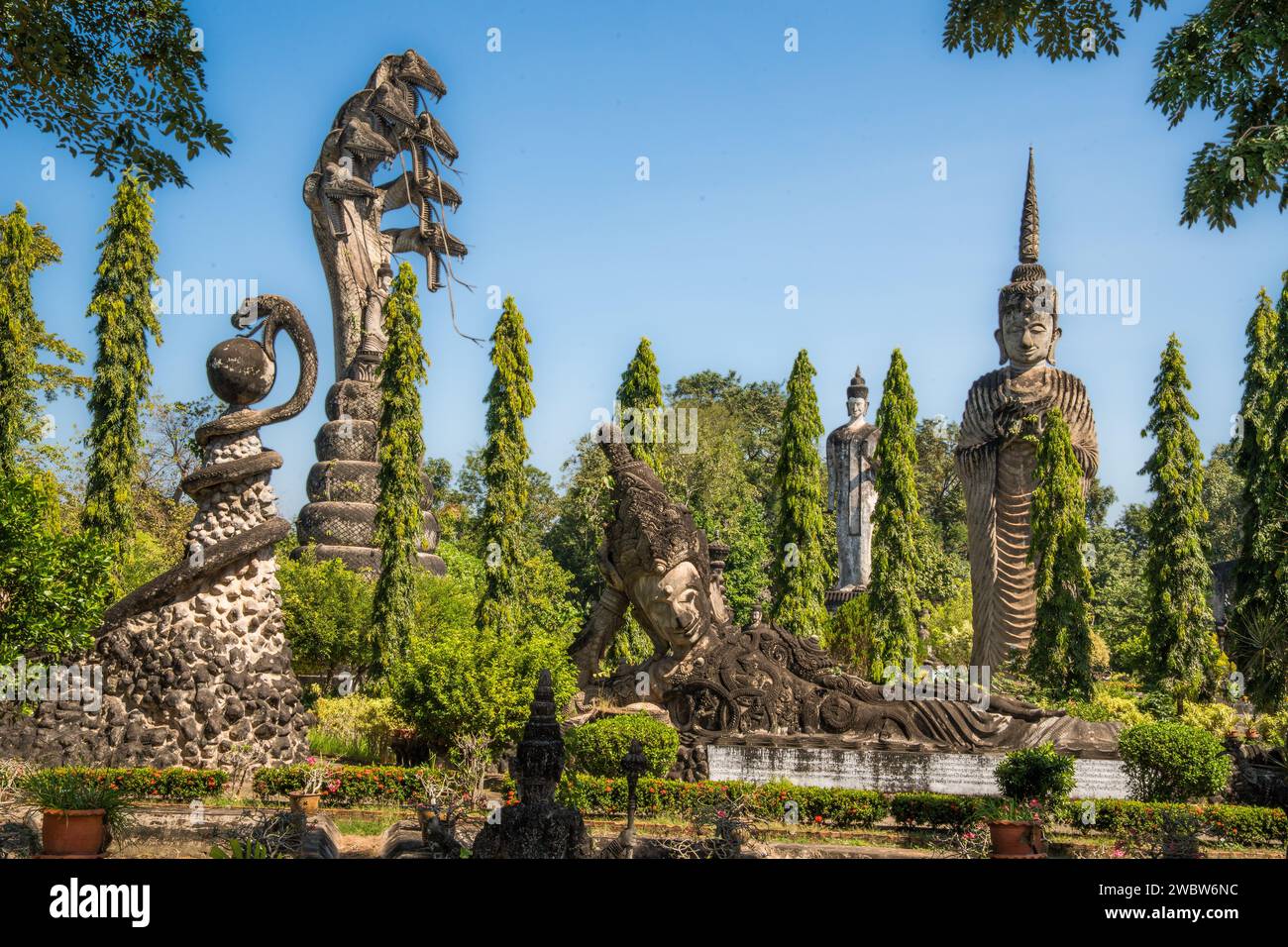 Sala Keoku or Sala Kaew Ku or Wat Khaek Sculpture Park Nong Khai ...