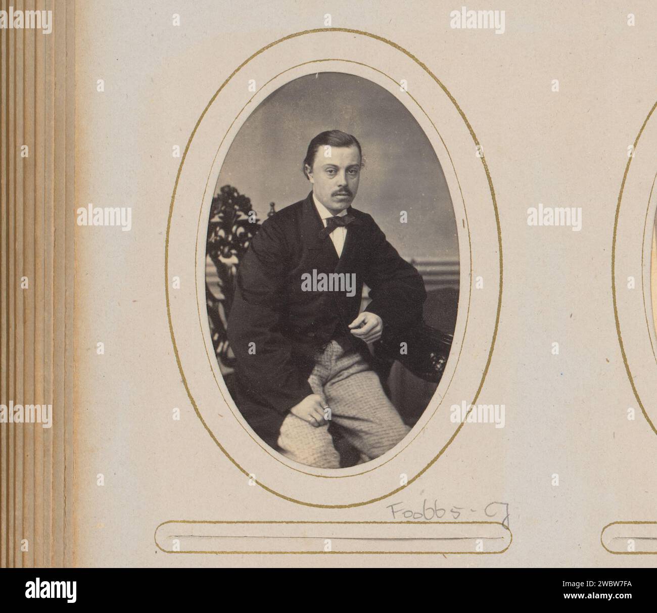 Portrait of a sitting man, Eduard Fuchs, 1859 - 1870 Photograph. visit ...