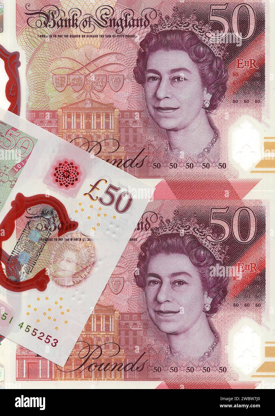 Fifty pound notes fan hi-res stock photography and images - Alamy
