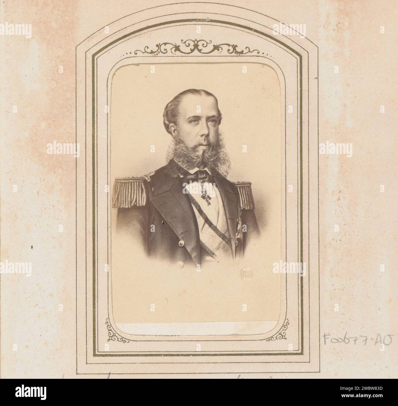 Portrait of Ferdinand Maximiliaan Jozef, Archduke of Austria and emperor of Mexico, Charles ...