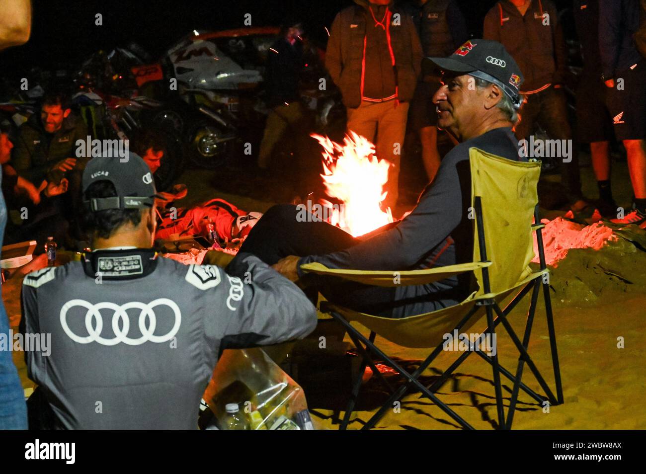 SAINZ Carlos (spa), CRUZ Lucas (spa), Team Audi Sport, Audi RS Q E-Tron ...