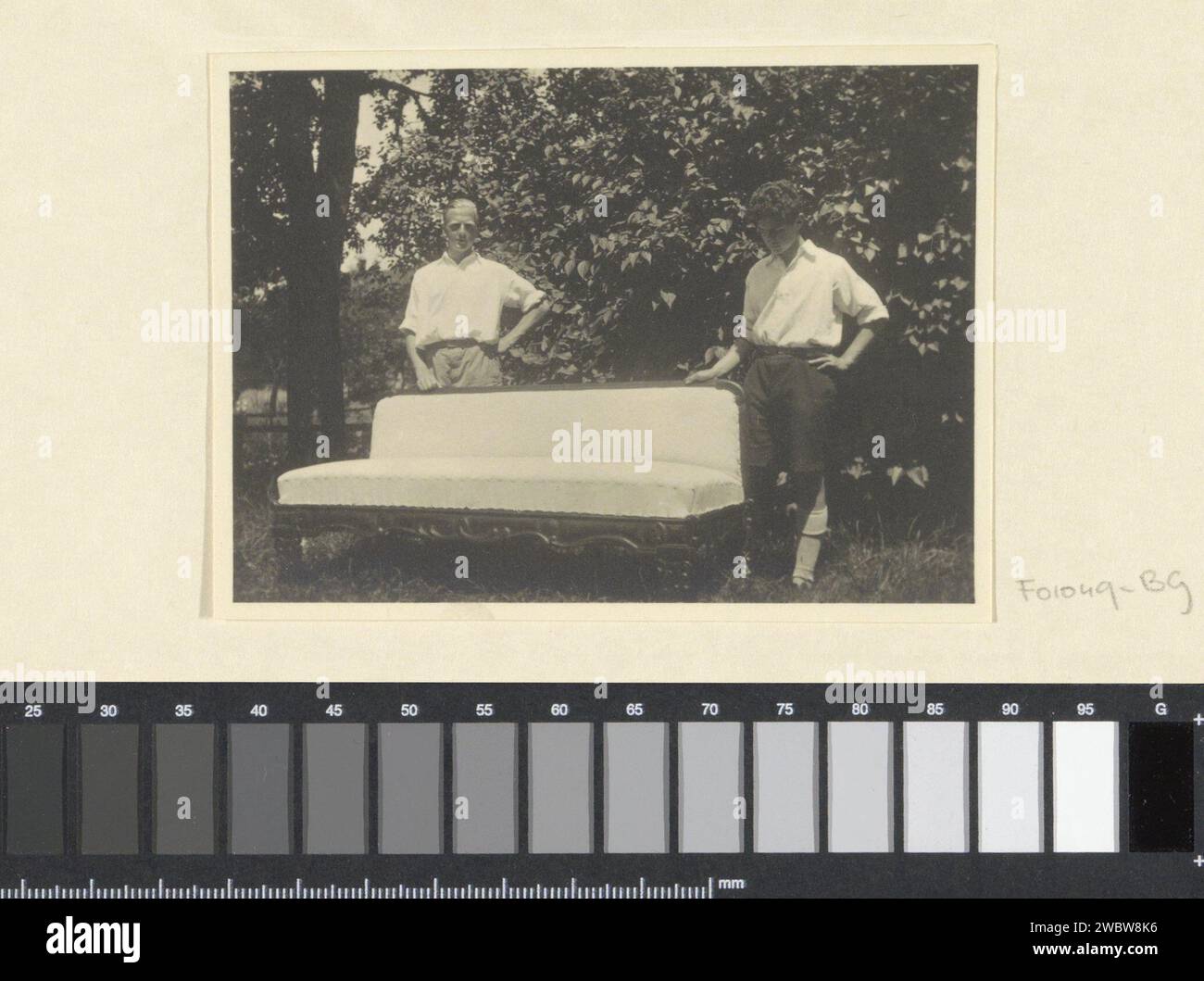 Two students from Schule Schloss Salem at a homemade bank, c. 1929 ...