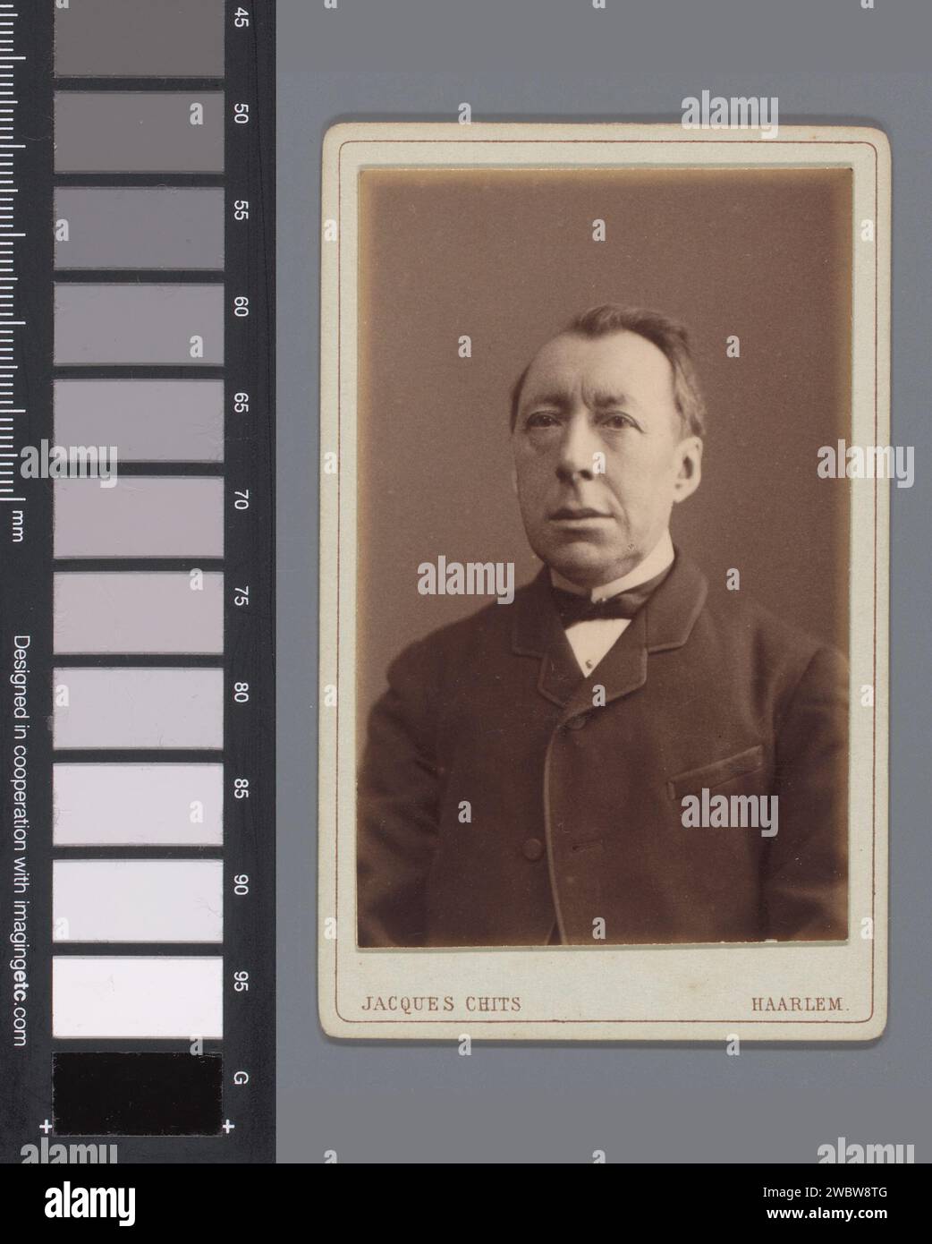 Portrait of an unknown man, Jacques Chits, 1881 - 1887 Photograph ...